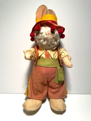 Vintage Rare Gund Stuffed Rabbit - 16" Dressed | eBay