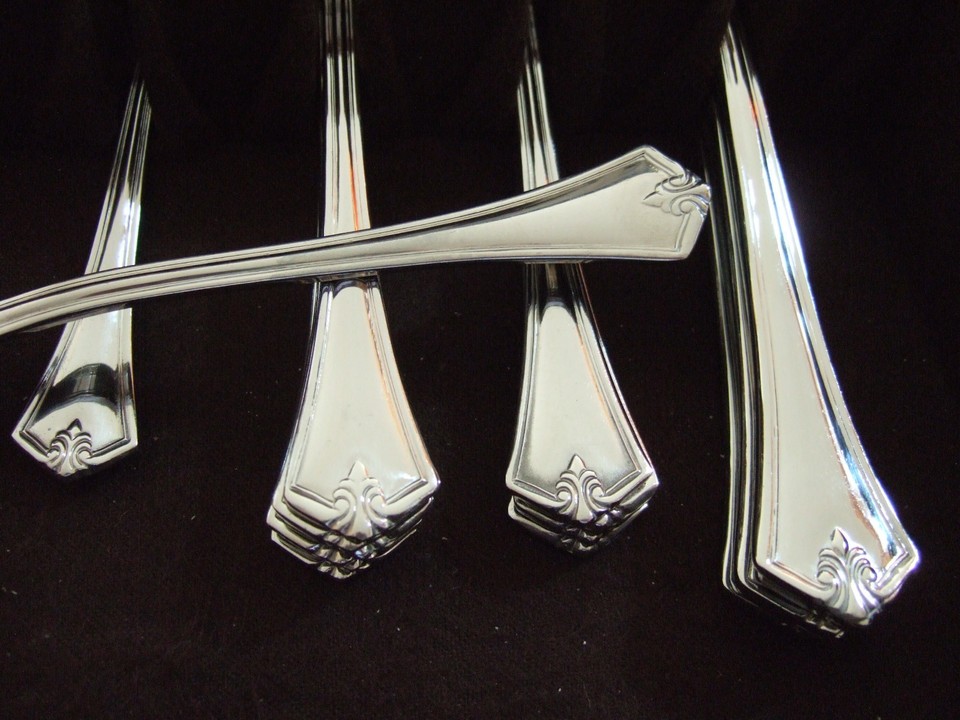 51 Pc Set REED & BARTON CHURCHILL Pattern 18/10 STAINLESS STEEL ...