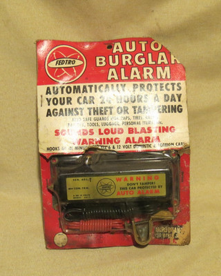 Vintage Sealed NIP Fedtro Auto Burglar Alarm | eBay