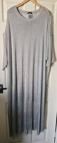 Ladies Silver Chainmail Maxi Dress Plus Size 24 By Simply Be BNWT | eBay UK