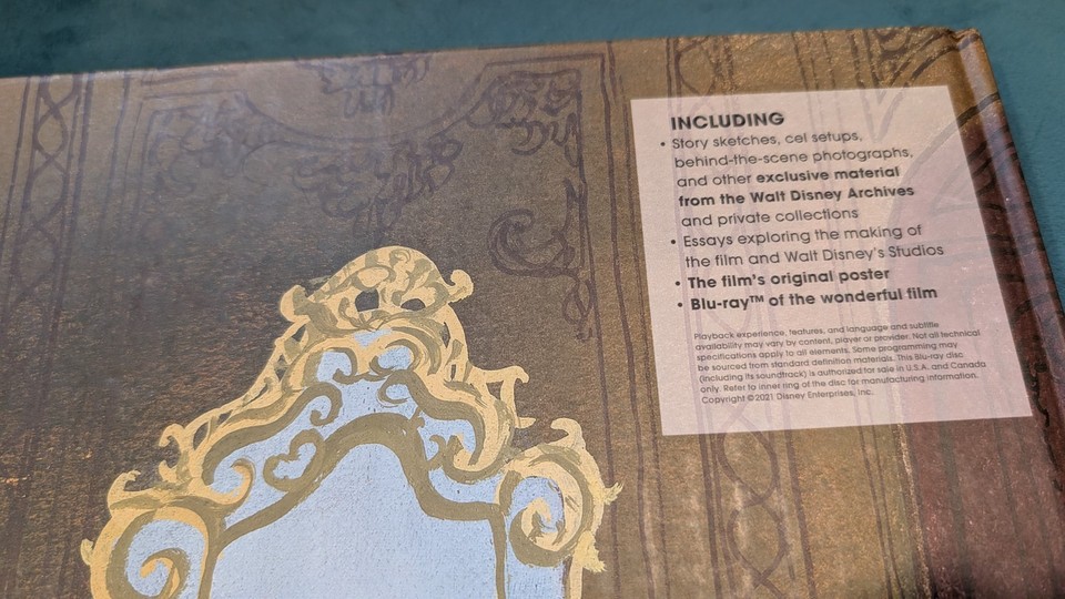 Walt Disney's Cinderella Book & Blu Ray Movie Poster Making Masterpiece ...