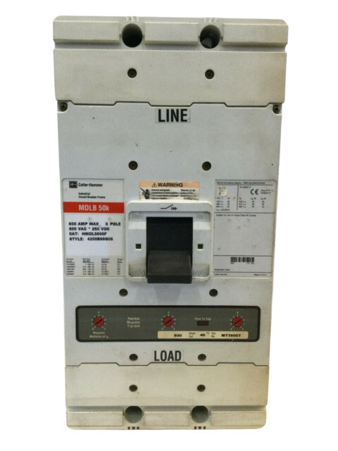 Eaton HMDL3800F Circuit Breaker Frame for sale online | eBay
