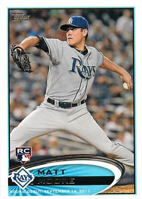 2012 Topps Update #US64 Matt Moore RC Tampa Bay Rays | eBay