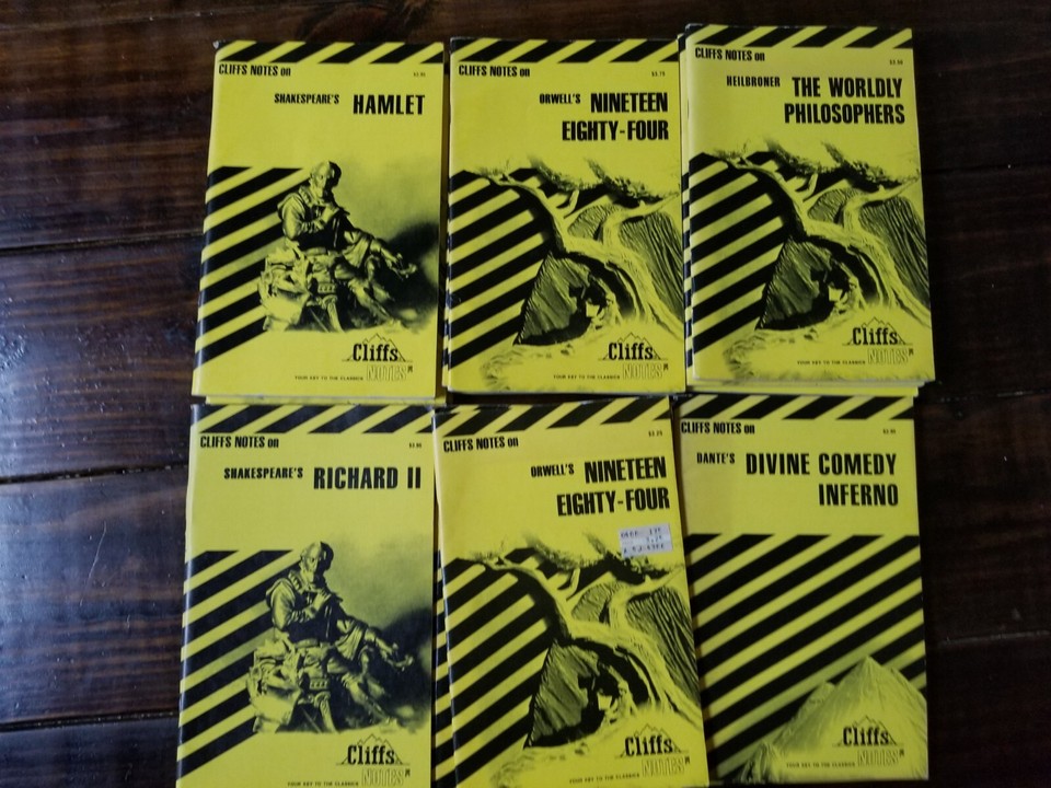 LOT OF 28 CLIFFS NOTES Study Guides Literature Classics | eBay