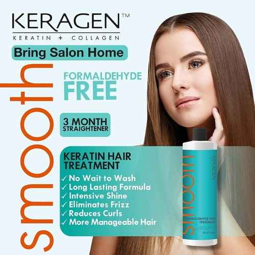 Keragen Smooth Complet Keratin Treatment Formaldehyde Free Clarifying ...