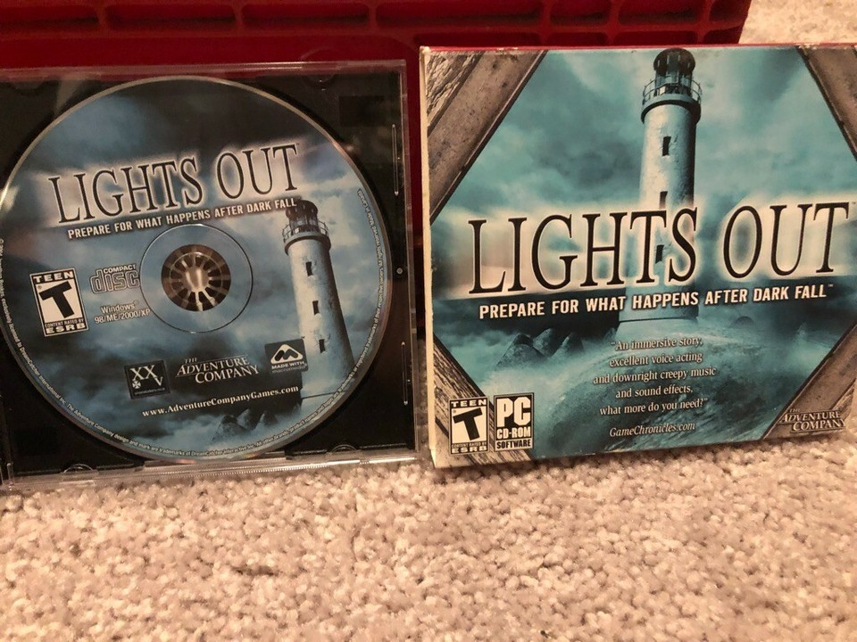 Dark Fall: Lights Out PC CD-ROM Windows 98 ME 2000 XP Vintage Computer ...