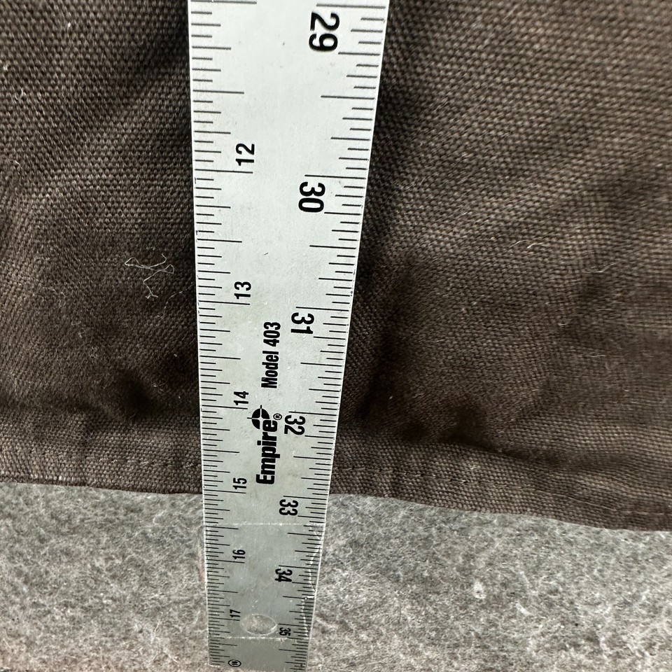 Forge Workwear Vest Mens 2XL XXL Brown Full Zip Sherpa Lined Canvas ...