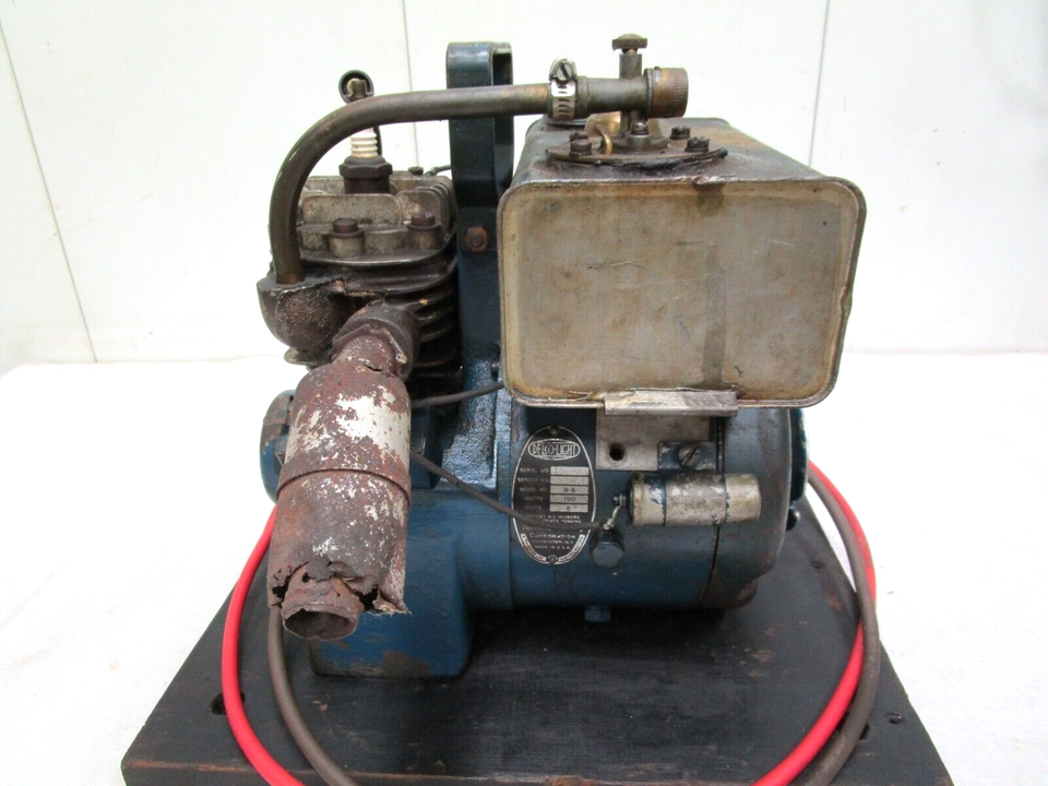 DELCO LIGHT PLANT GENERATOR MODEL B-6 GM LITTLE JOE STATIONARY ENGINE 6 ...
