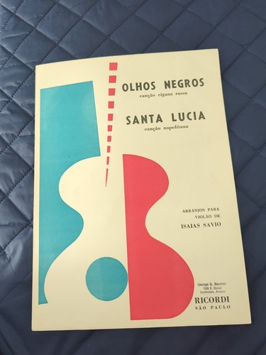 Isaias Savio 2 Pieces For Classical Guitar Rare Vintage Sheet Music | eBay