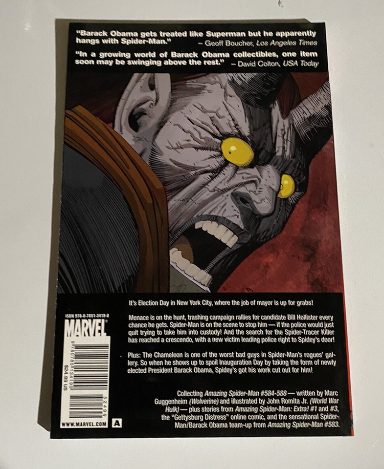 MARVEL COMICS - THE AMAZING SPIDER-MAN ELECTION DAY Softcover TPB | eBay