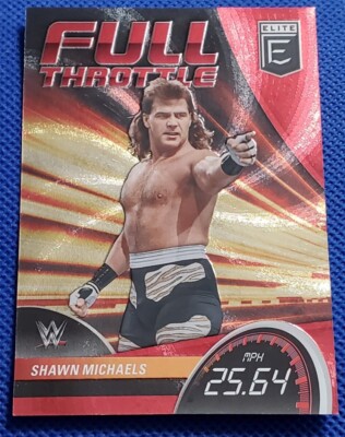 Shawn Michaels 2023 Donruss Elite WWE Full Throttle Red #3 /99 ...