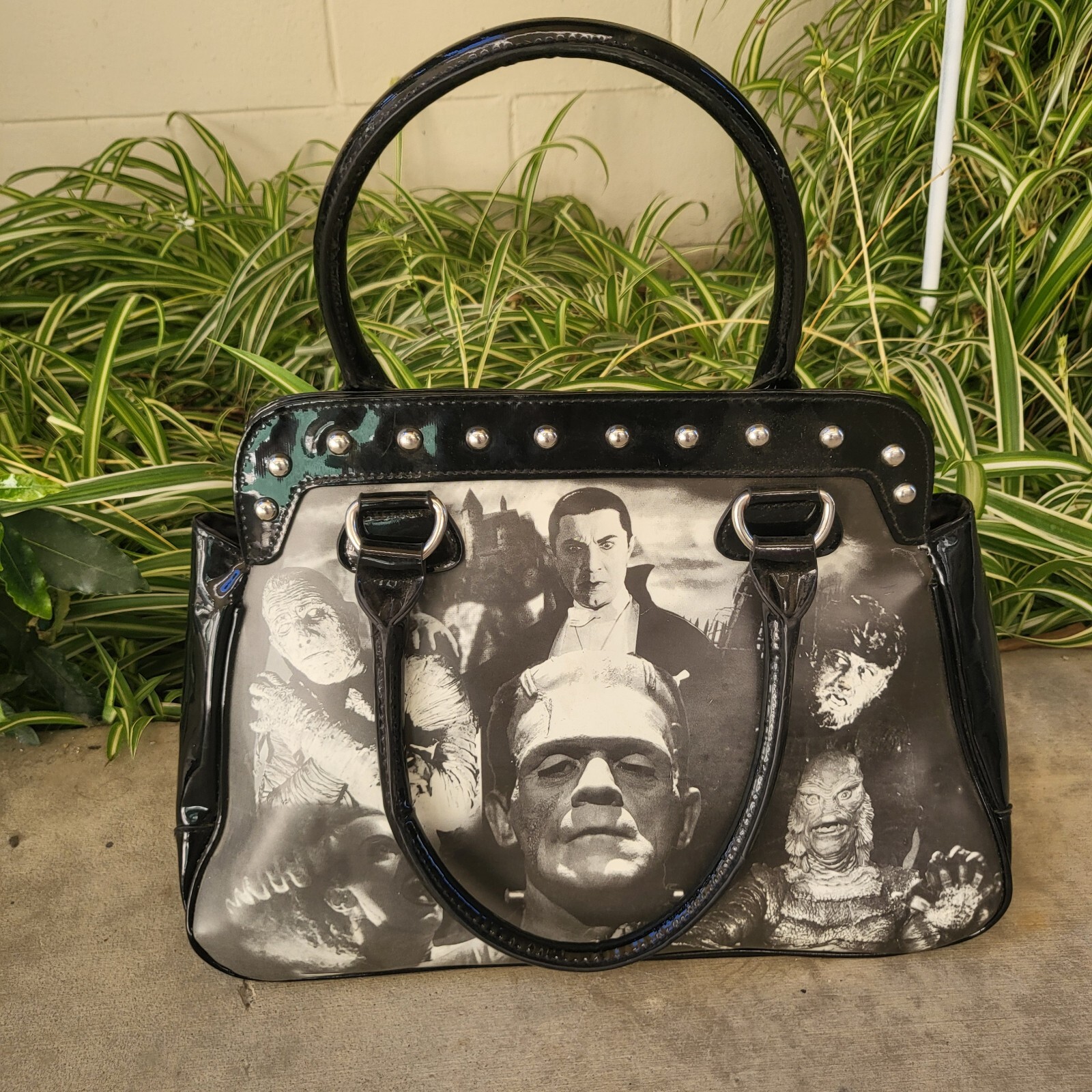 Rock Rebel Universal Monsters Collage Black And White… - Gem