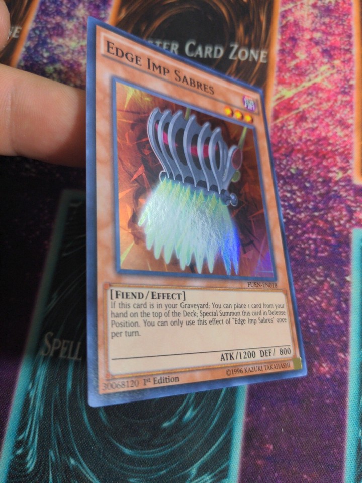Yu-Gi-Oh! Edge Imp Sabres Fusion Enforcers FUEN-EN018 1st Edition Super ...