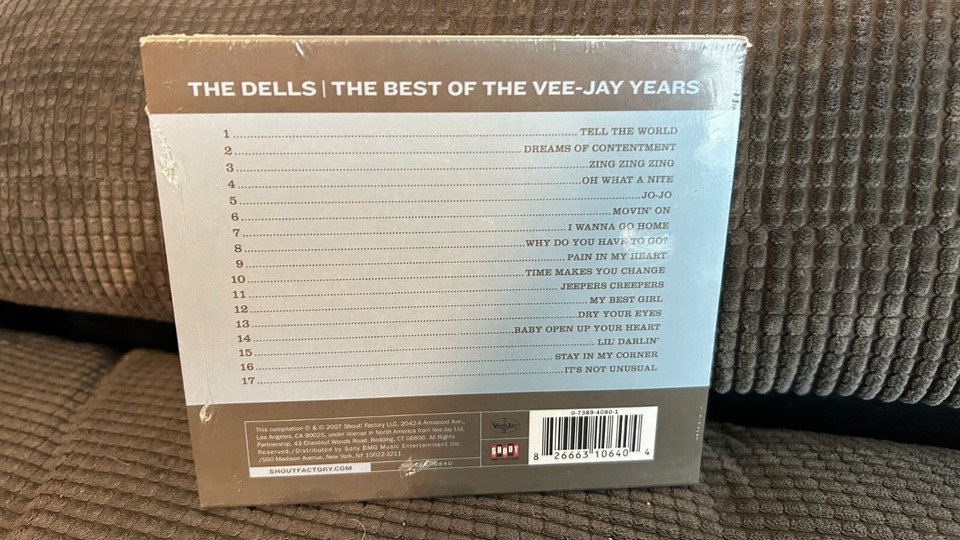 The Dells -The Best of the Vee-Jay Years CD Brand New Sealed Shout ...