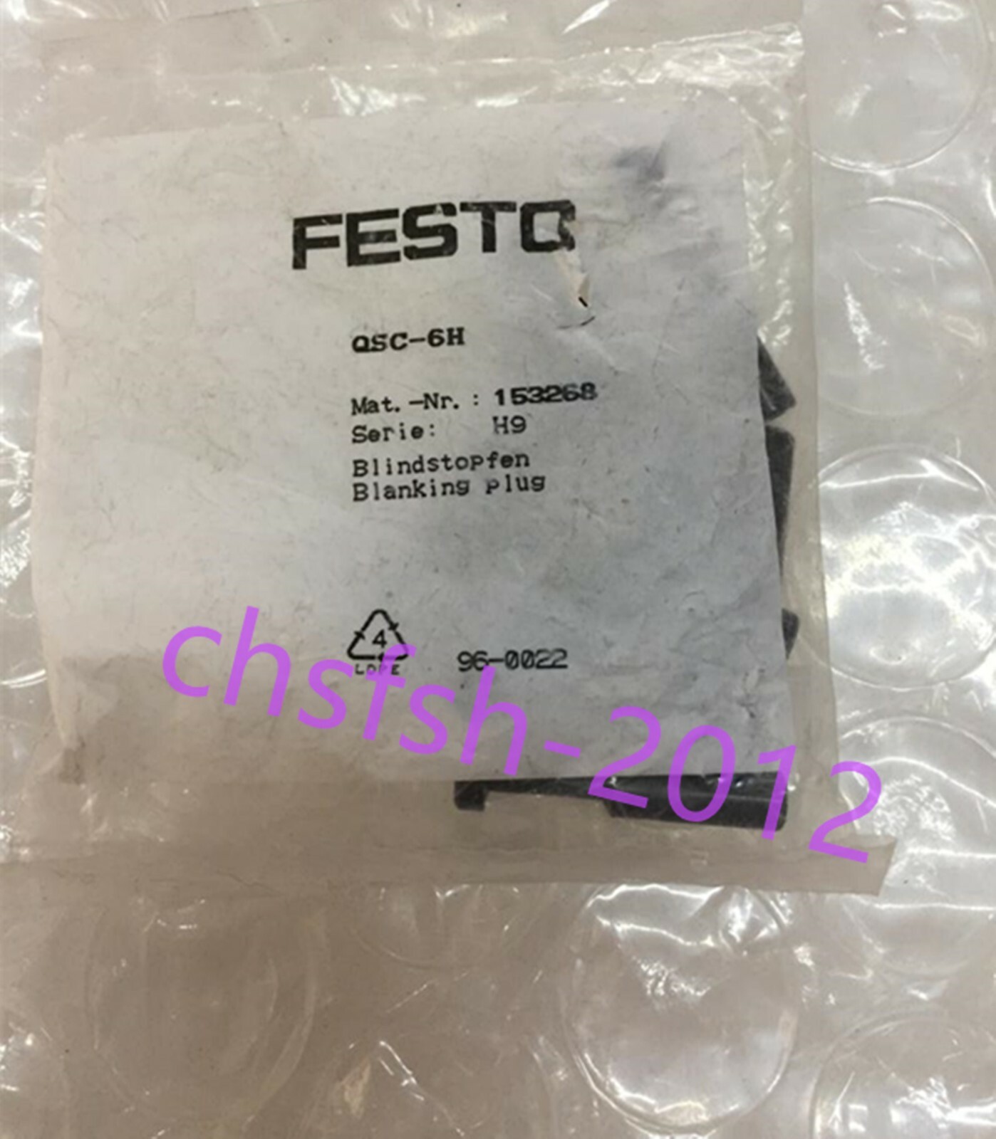 10 PCS NEW FESTO plug QSC-6H 153268 | eBay