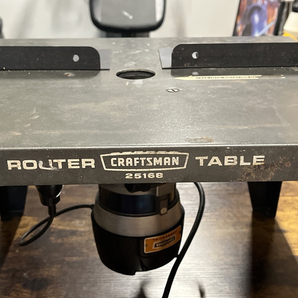 Sears Craftsman 25168 Router Table & 315.17380 -Router Runs Strong ...