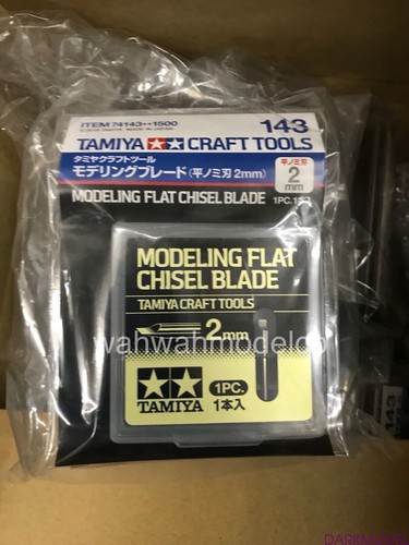 Tamiya 74143 Modeling Blade Flat Chisel Blade 2mm | eBay