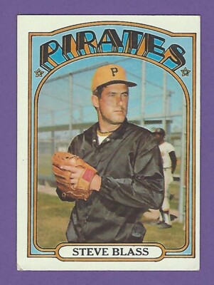 1972 Topps - #320 Steve Blass - Pittsburgh Pirates - VgEx+ | eBay