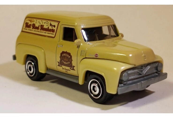 Matchbox Ford F-100 Panel Van Tan New out of Coffee Cruisers V 5 Pack ...