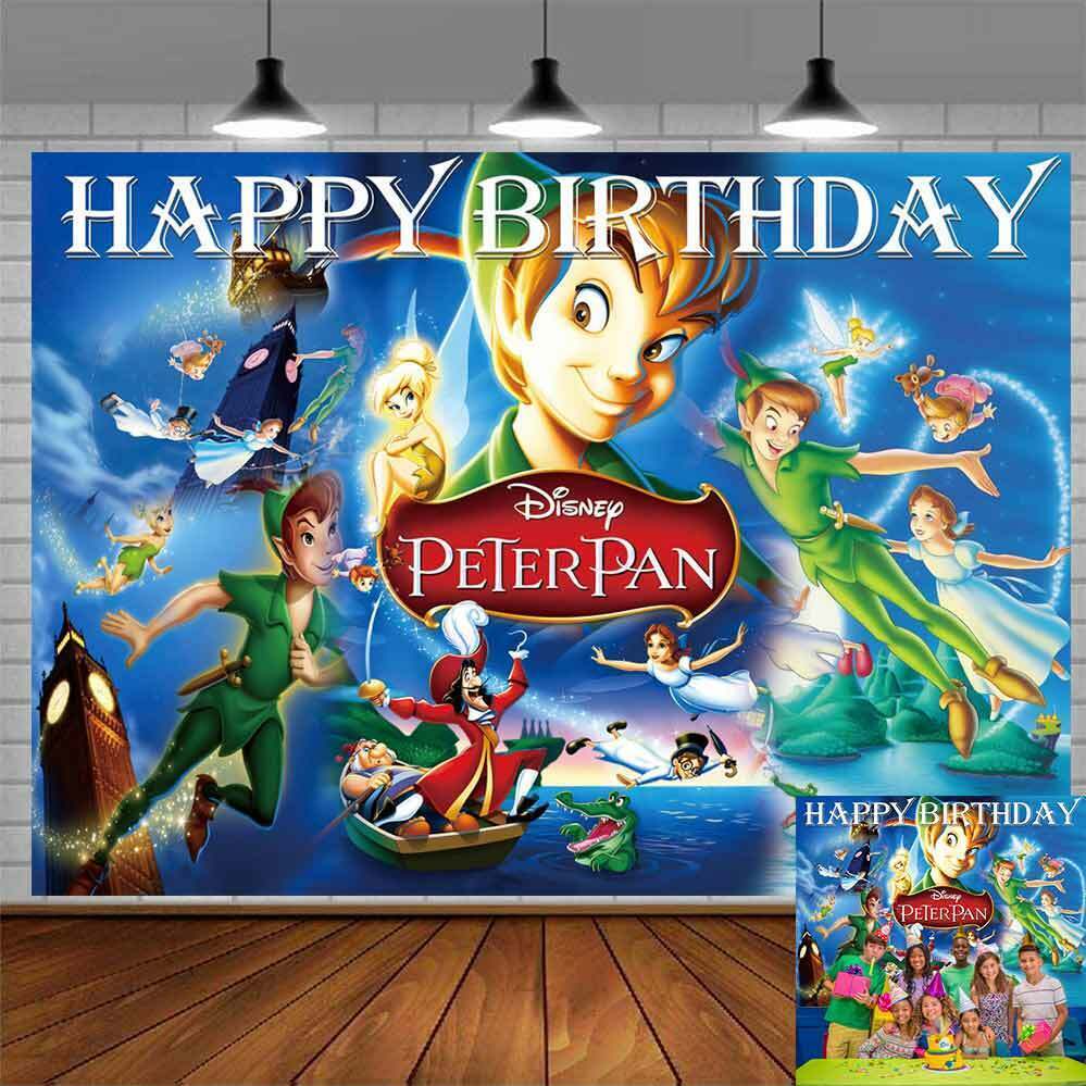 Peter Pan Birthday Sign Neverland Signs Banner Party Supplies