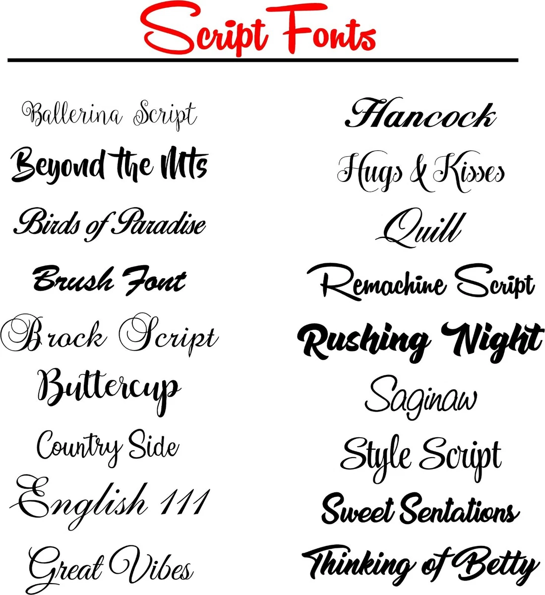 Boat Name Lettering Styles