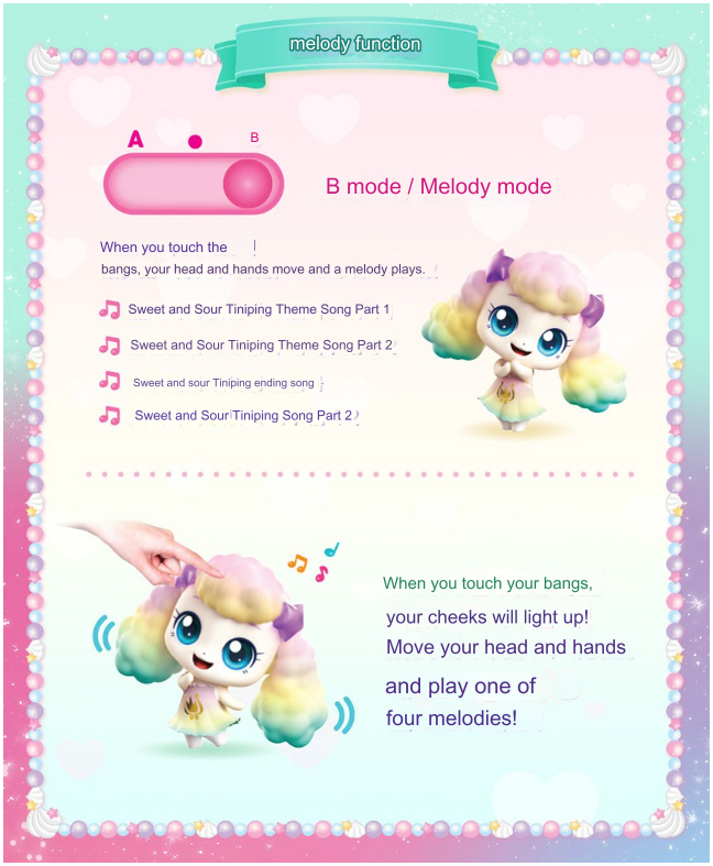 Catch Teenieping Sweet and Sour Moving Talking Posilping Fluffy Ping ...