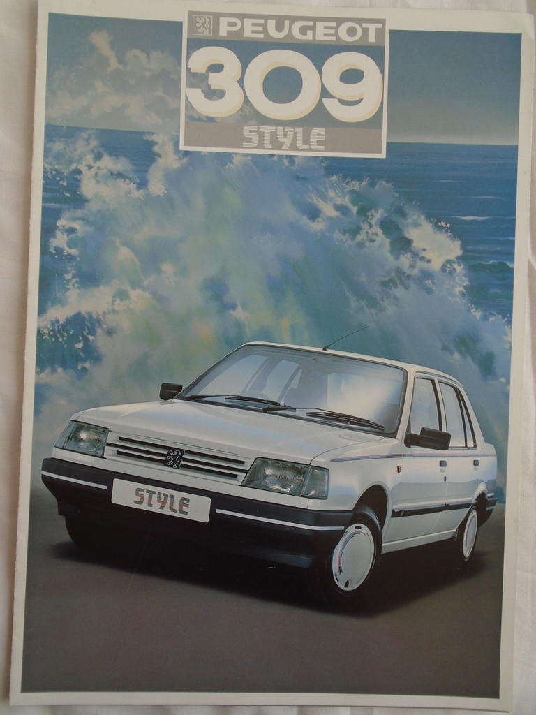 Peugeot 309 Style brochure Jan 1987 | eBay UK