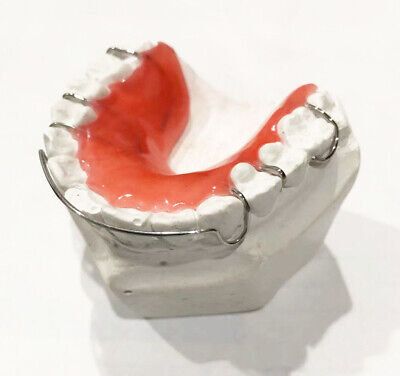 CUSTOM HAWLEY RETAINER New Orthodontic Dental Braces Teeth IMPRESSION ...