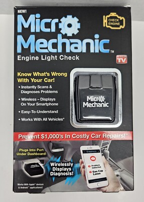 Micro Mechanic Engine Light Check Wirelessly Displays Diagnosis Check ...