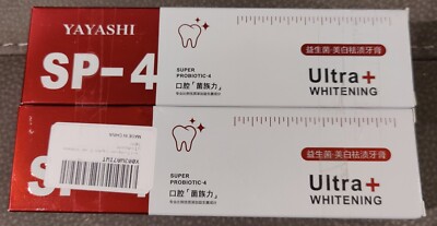 2 x SP-4 Probiotic Toothpaste, Yayashi Ultra Whitening Fresh Breath | eBay