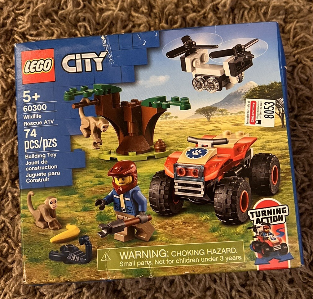 LEGO CITY 60300 Wildlife Rescue ATV Brand New! Factory Sealed! Retired ...