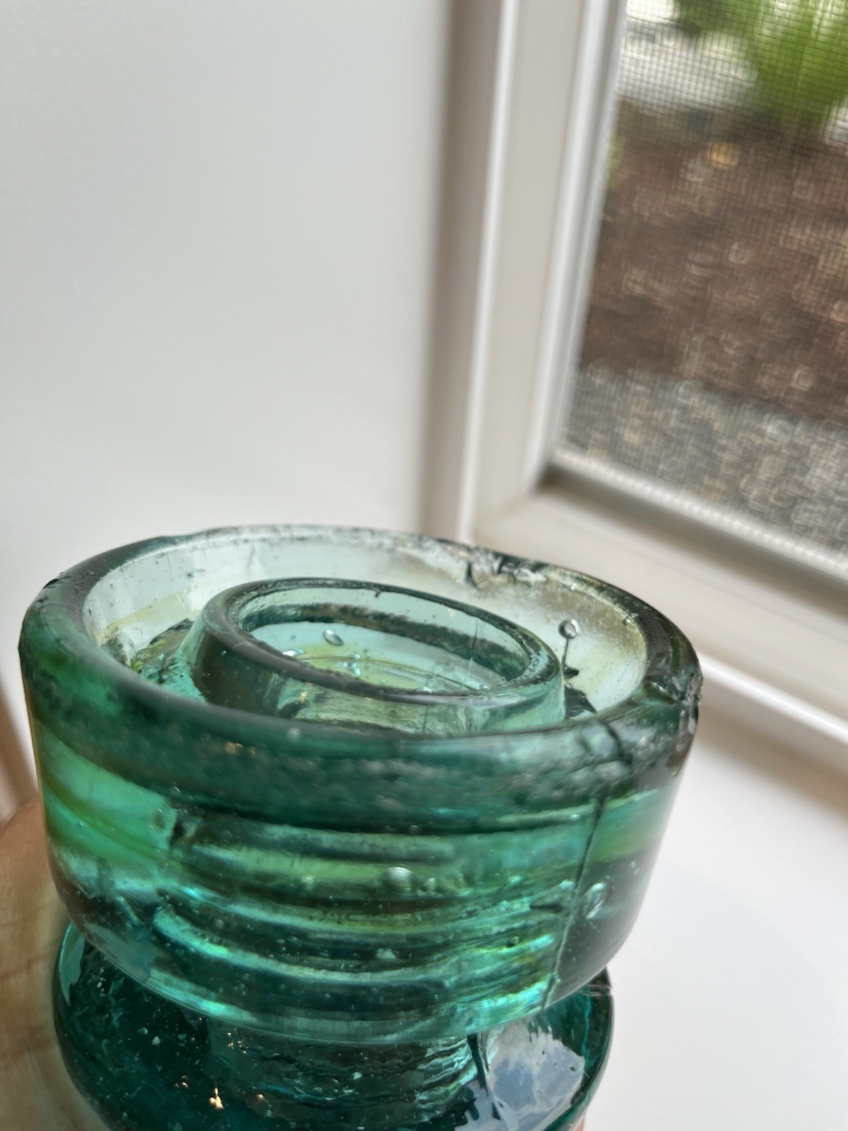 2 STAR INSULATORS CD 162 Swirled Glass Insulators | eBay