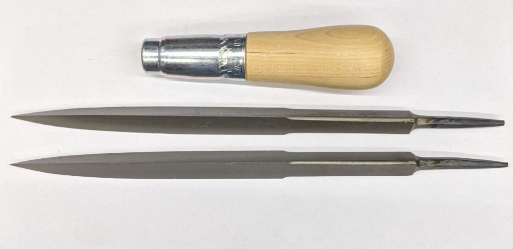 Collar Brand Three-Square Machinist's Triangular Scraper 5-5/8" Point ...