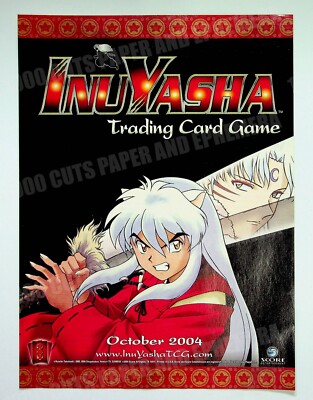 InuYasha TCG CCG Cards Score Viz 2004 Print Magazine Ad Poster Anime ...