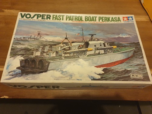 Vosper Fast Patrol Motorised Boat Perkasa Tamiya 1:72 Model Kit. 7201 ...