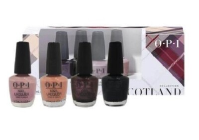 OPI MINI SCOTLAND SET OF 4 x NAIL POLISH IN A GIFT SET | eBay