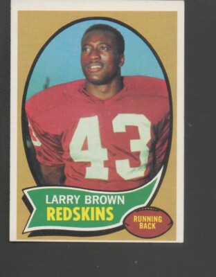 1970 Topps Football Card #24 Larry Brown-Washington Redskins Ex Card | eBay