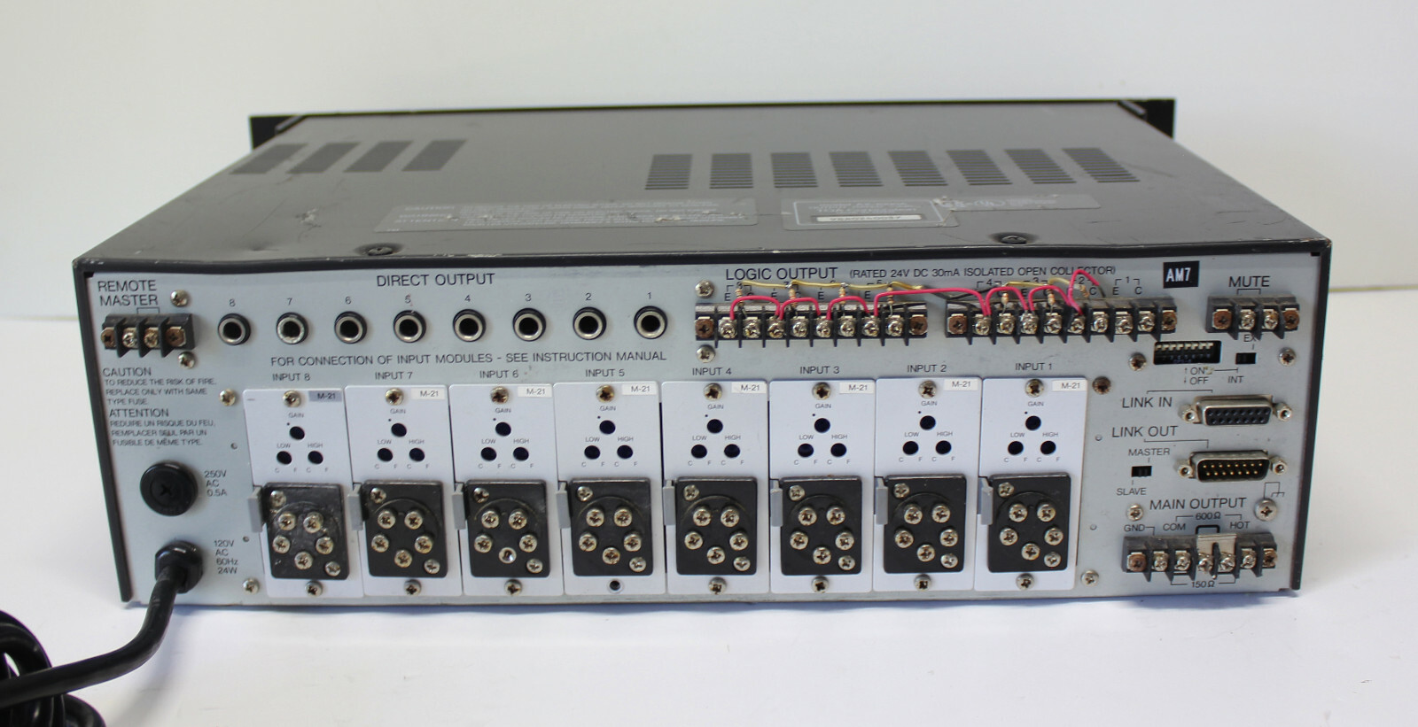 TOA AX-1000A 1000 Series Automatic Microphone Mixer.. Fully Tested ...