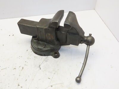 Reed Model 203 1/2 Vintage Machinist Bench Vise Swivel Base 3-1/2in Jaw ...