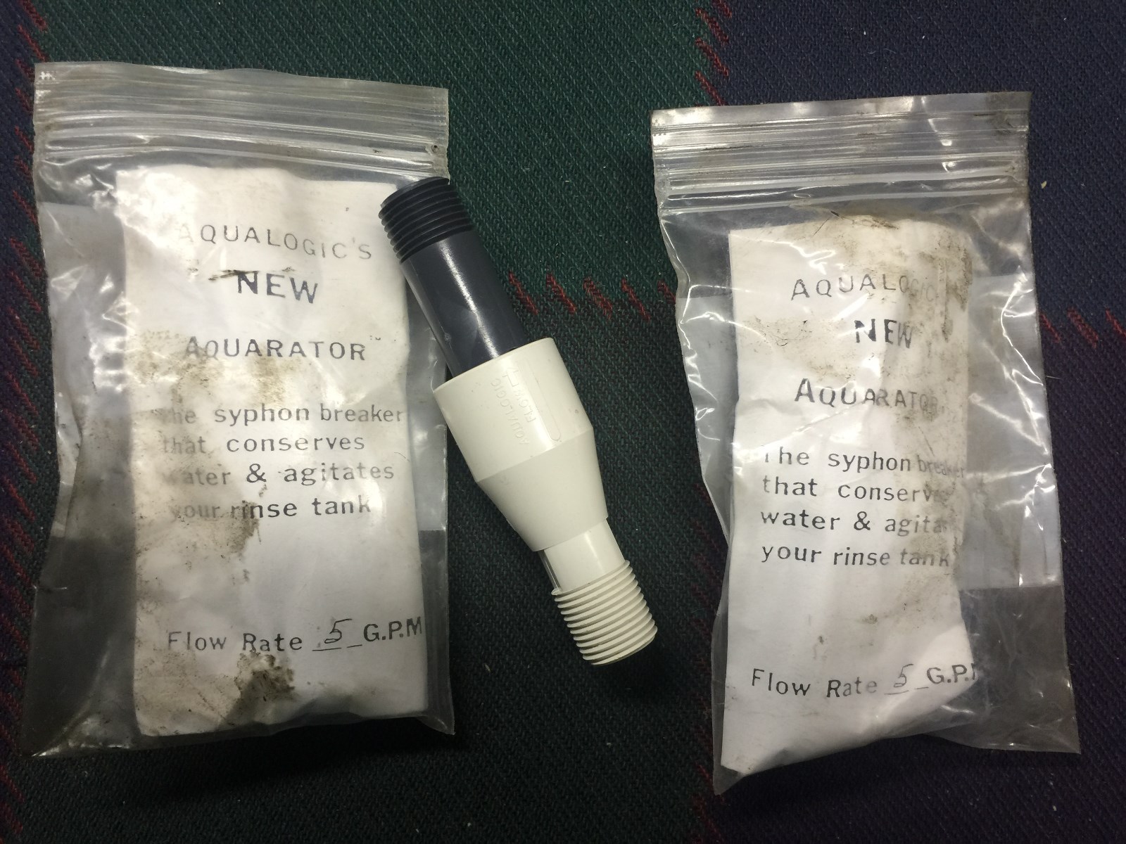 Lot of 2 - Aqualogis's Aquarator - Syphon Breaker - 5 gpm - NOS | eBay