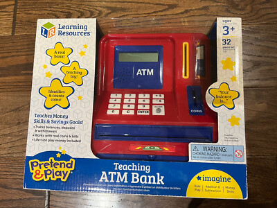 Learning Resources Pretend & Play - Teaching ATM Bank Age 3+ | eBay