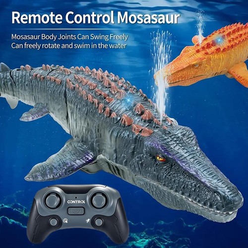 2.4G Remote Control Dinosaur,RC Dino,Mosasaurus Toy,Kids Pool Toy ...