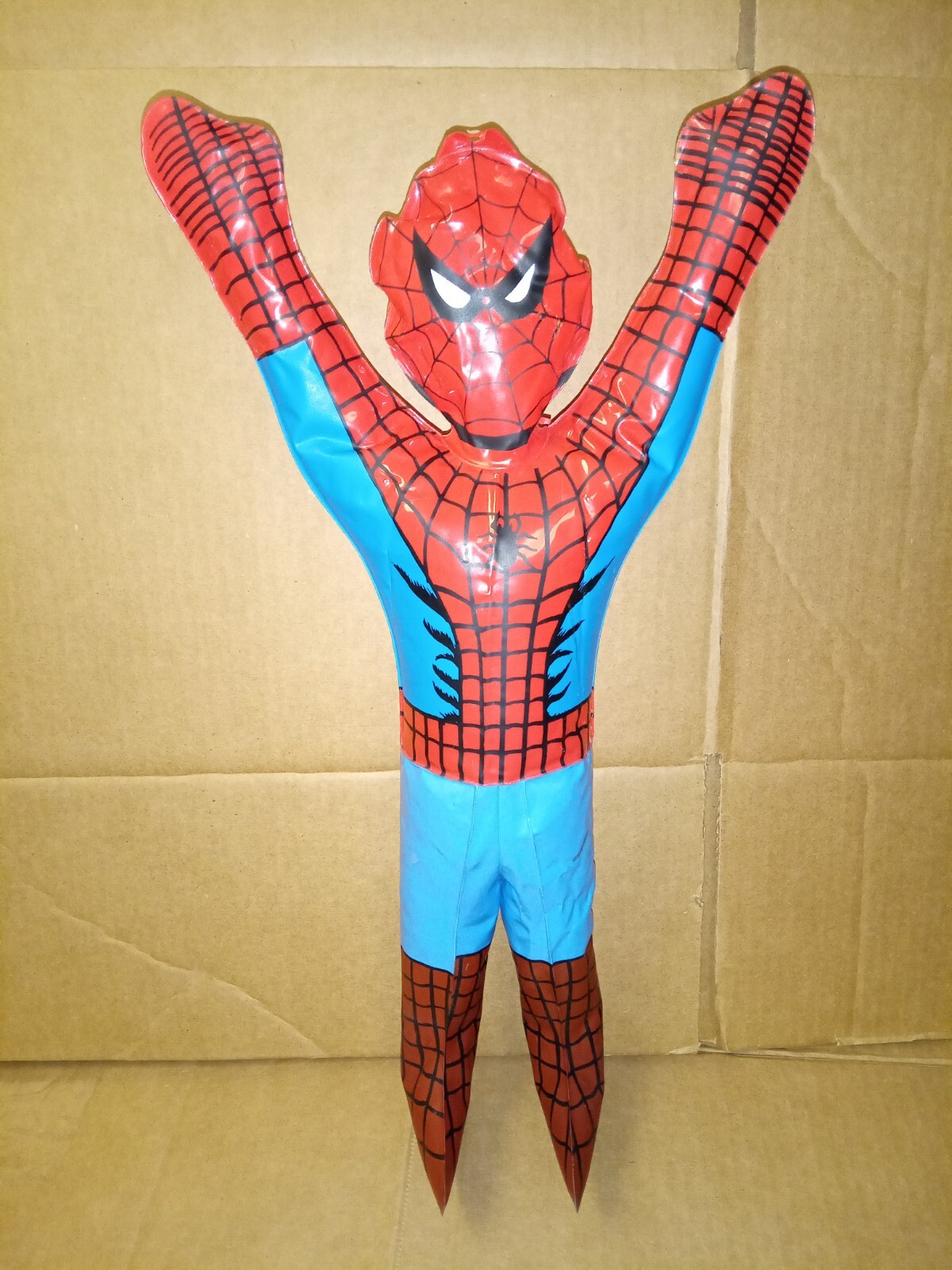 Vintage 1983 SPIDER-MAN Inflatable Figure 18in Marvel Comics Holds Air ...