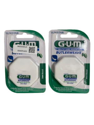 2x G.U.M GUM Butlerweave Floss Mint Waxed 55m (60 yards each) NEW | eBay