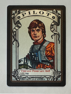 MTG MagicCon 2025 Luke Skywalker Aluminum Pilot Token - RK Post Limited ...