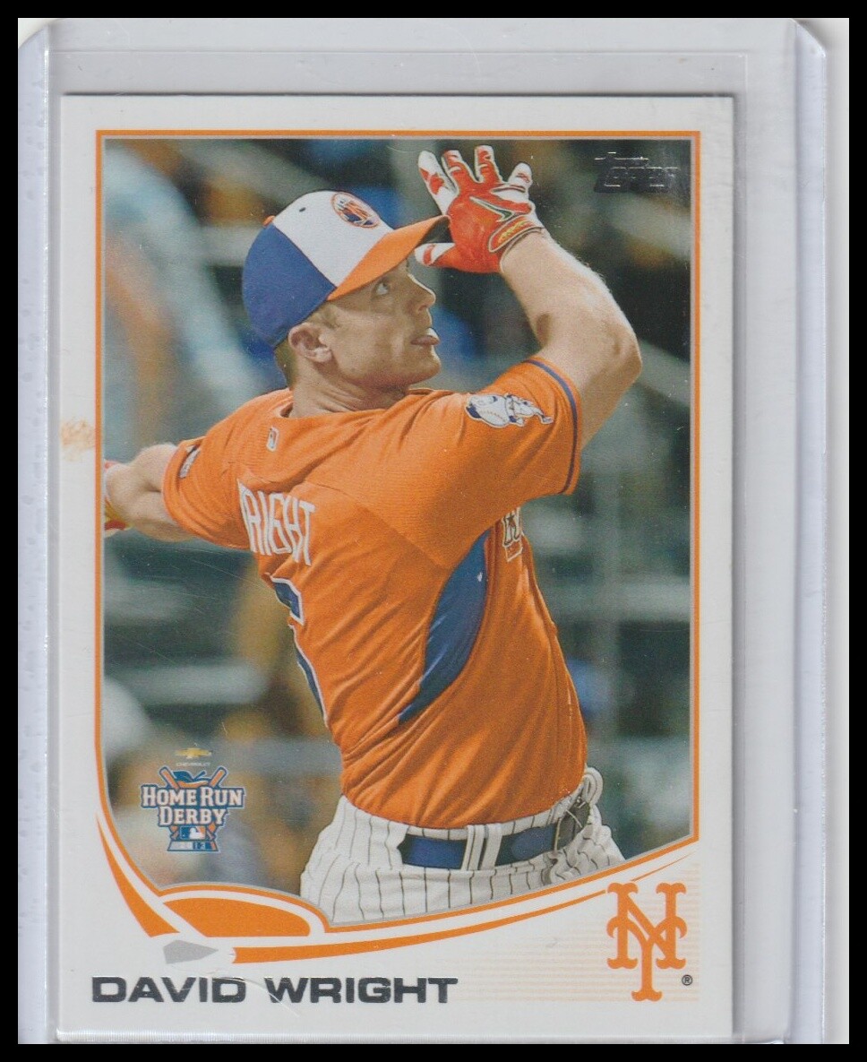 2013 David Wright Topps Baseball Update Series Homerun Derby #US129 ...