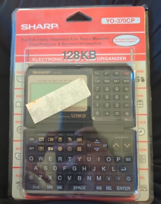 Vintage Sharp YO-370CP Electronic Organizer 128KB PDA Calculator New ...