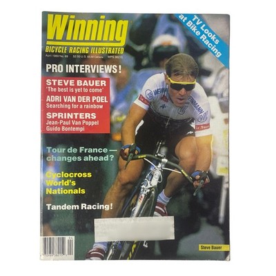 Winning Bicycle Racing Illustrated April 1989 No. 69 Steve Bauer Cover ...