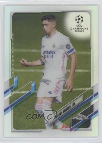 2020-21 Topps Chrome UCL Refractor Federico Valverde #67 Rookie RC | eBay