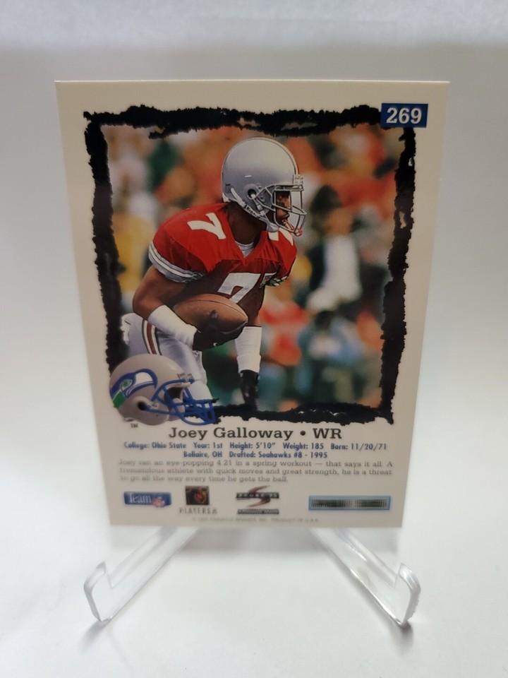 Joey Galloway 1995 Score Rookie Seattle Seahawks #269 | eBay